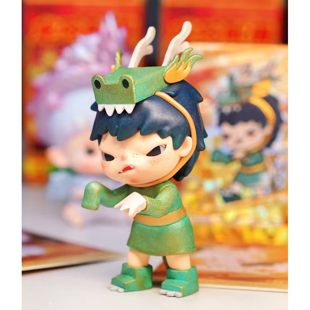officials genuine popmart loong presents the treasure series skullpanda ...