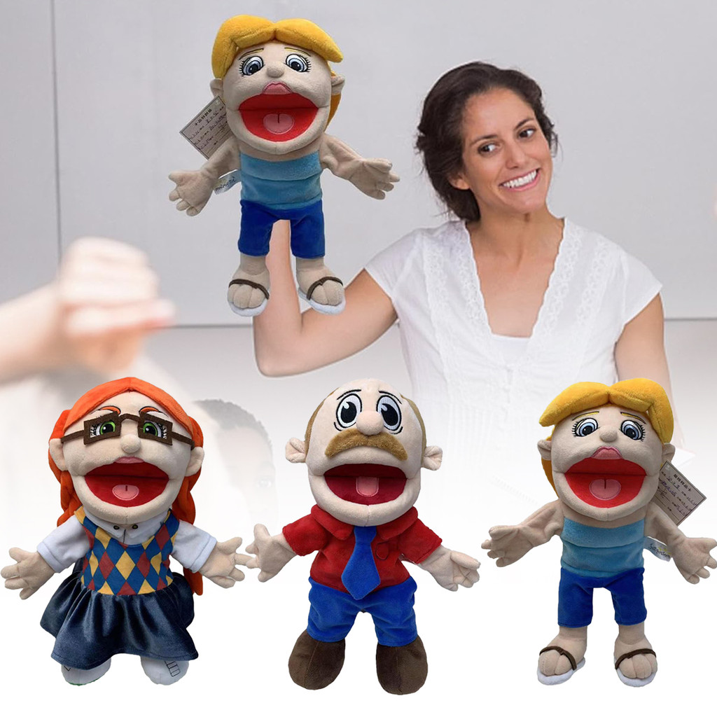 1Pcs Jeffy Hand Puppet Toy Children Cute Stuffed Animal Jeffy Puppet ...