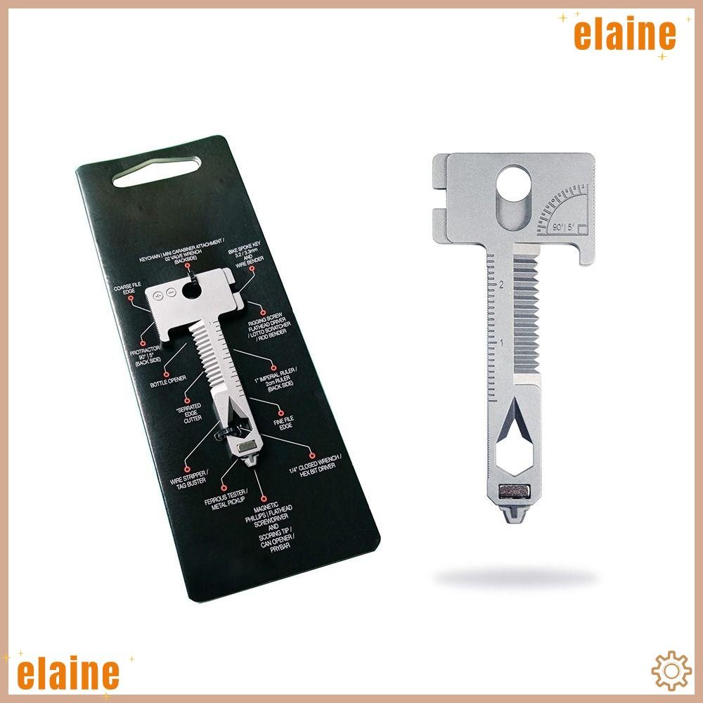 ELAINE2 17-in-1 Multi-Tool, Measuring Thickness Filing Rough Edges ...