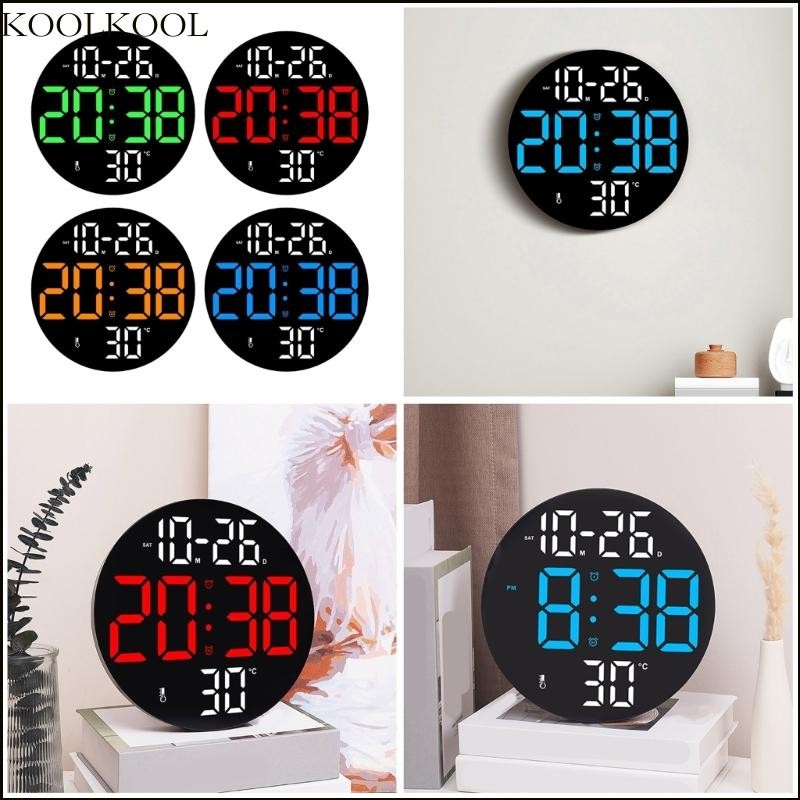 KOOK LED Display Time Date Temperature Clock Brightness LED Screen ...