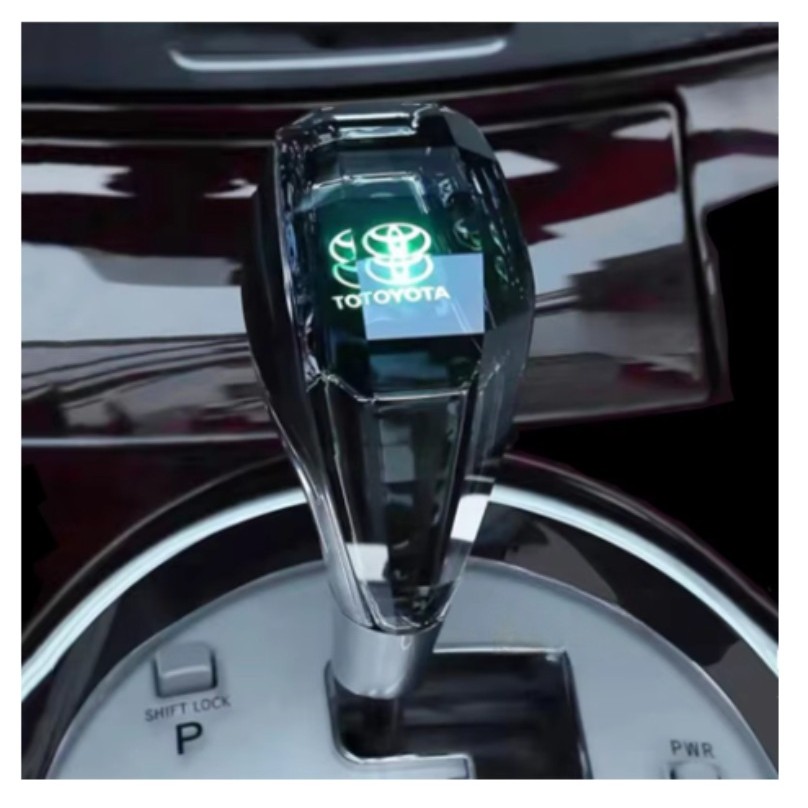 Toyota Crystal Gear Shift Knob Crystal With Led Light Corolla RAV4 Vios ...