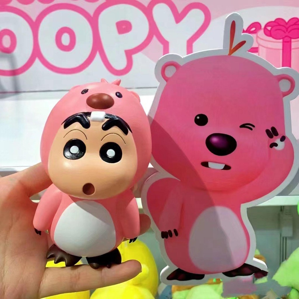 Crayon Shin-chan loppy Cartoon Character Figures Trendy Anime Boy ...