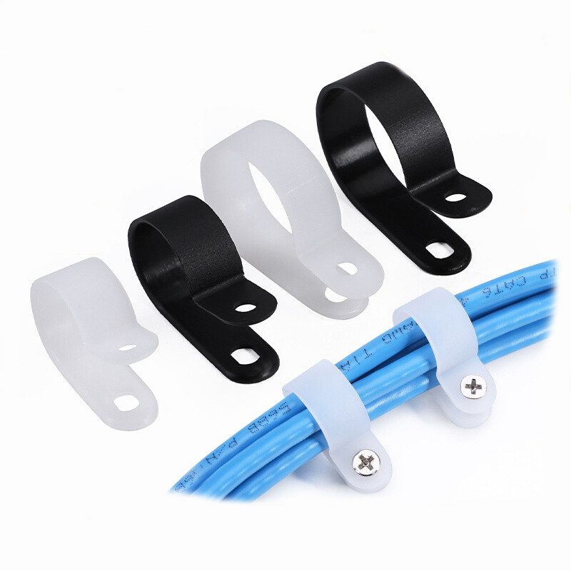 R-type Cable Clamp U-shaped Cable Clamp Wire and Cable Positioning ...