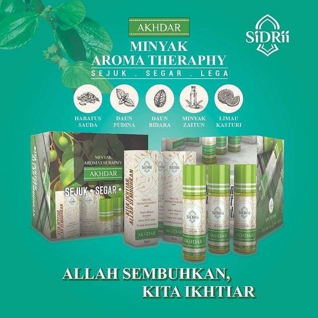 SIDRII AKHDAR RUKYAH MINYAK ANGIN / SIDRI MINYAK Aromaterapi gangguan ...