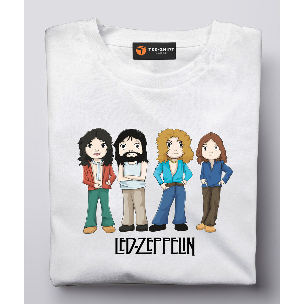 Zamara T-Shirt Zhirt Led Zeppelin Cartoon Character Pattern T-Shirt ...