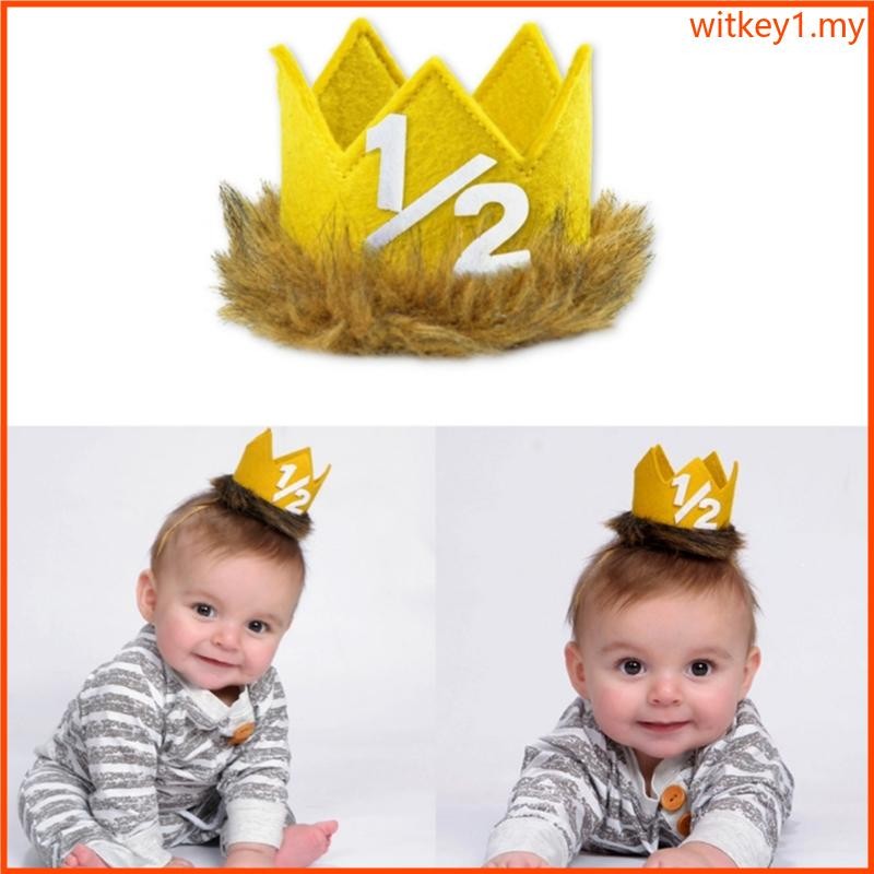 WIT Baby Birthday Hats Wild One Crown Where The Wild Things Are Theme ...