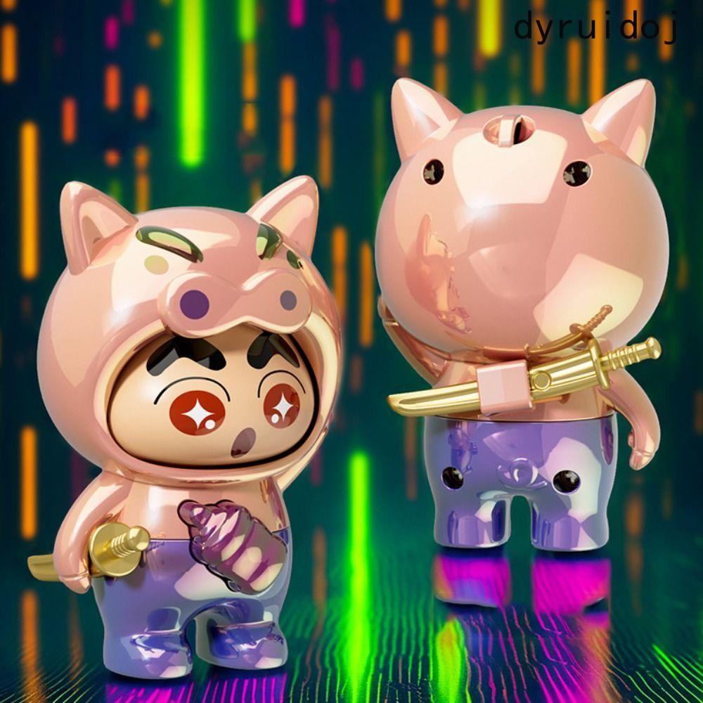 DYRUIDOJ Crayon Shin-chan Face Changing Doll, With Keychain Plastics ...