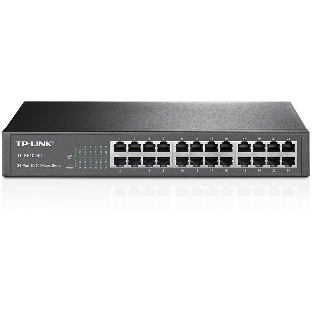 Tp Link Tp Link 24-port Network Switch (Hub) TL-SF1024D 10/100Mbps iron ...