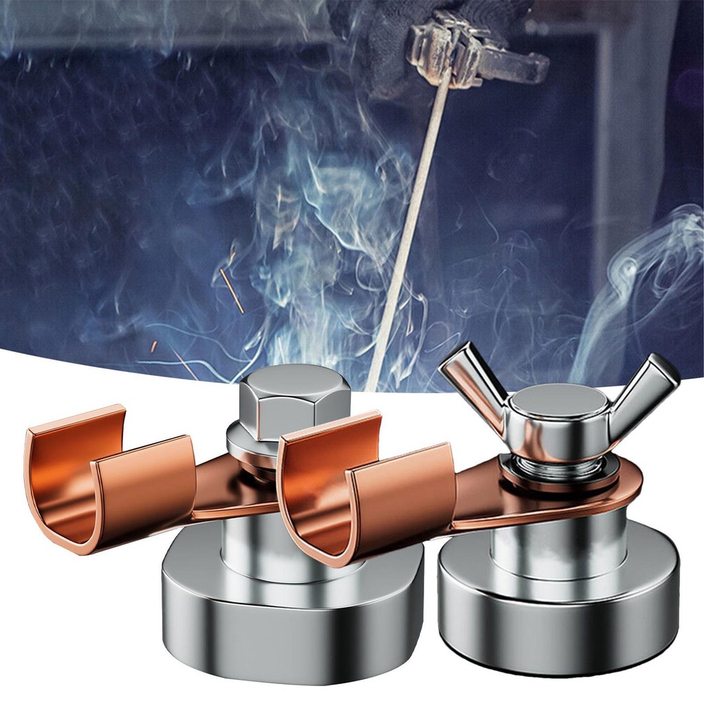 2 Pieces Welding Ground Magnet Clamp Welding Magnetic Fixing Tool 500A ...