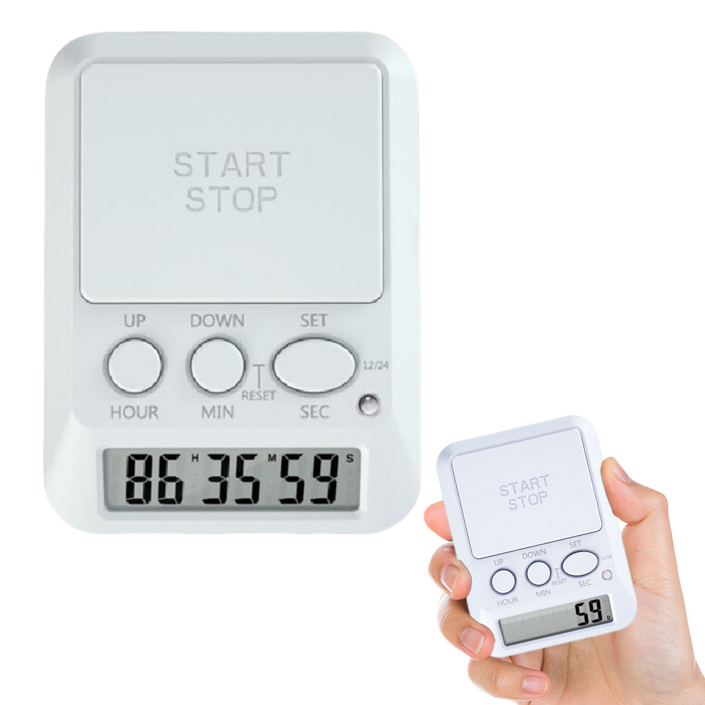 {uStuttg} Notification Timer with Light and Beep Long Duration Timer Multi-function Electronic ...