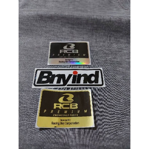 Premium RCB SHOCK STICKER UNIVERSAL HIGH QUALITY HOLOGRAM GOLD STICKER ...