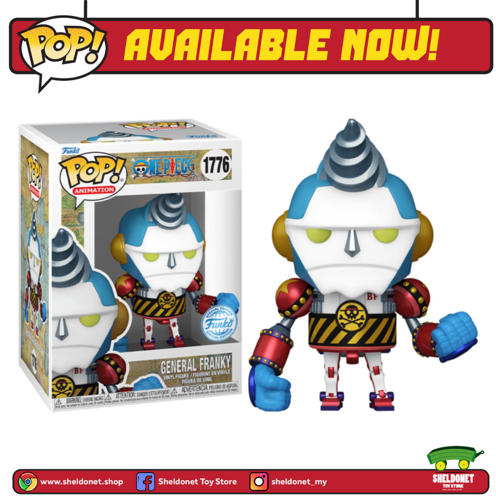 Funko Pop! Animation: One Piece - General Franky [Exclusive] | Shopee ...