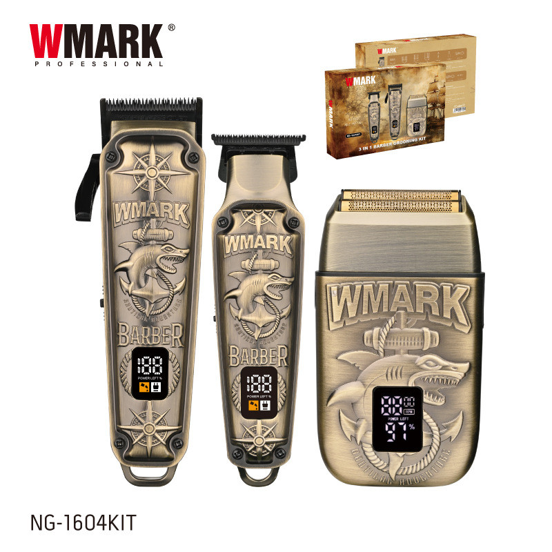 WMARK Hair clipper electric fader charging hair salon NG-1604 | Shopee ...