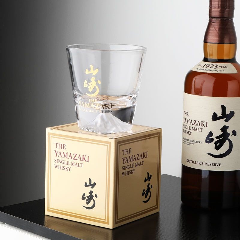 Yamazaki Mount Fuji Glass Medieval Japanese Whiskey Glass Snow Mountain ...