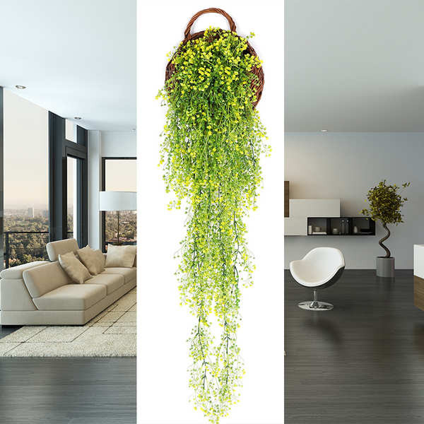 pokok hiasan dalam rumah bunga hiasan Simulasi Admiralty willow wall ...