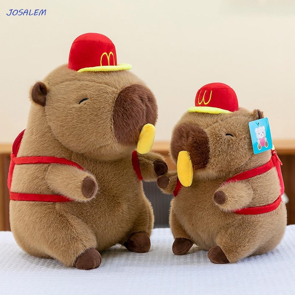 JOSALEM Capybara Plush Doll, McDonald's French Fries Capybara Plush Toy ...
