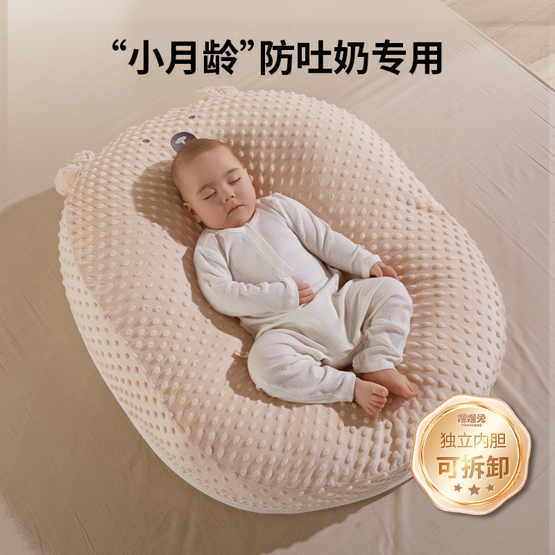 Baby Spitting Milk Slope Baby Spill-proof Baby Spill-proof Newborn ...