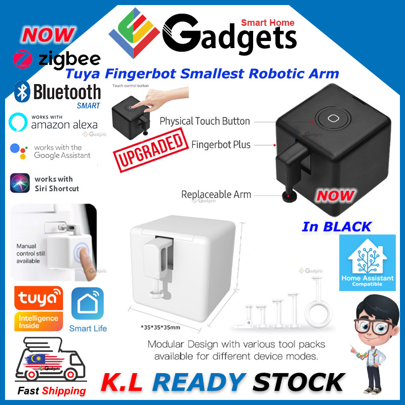 Tuya Smart Bluetooth Zigbee Fingerbot Switch Button Pusher Controller ...