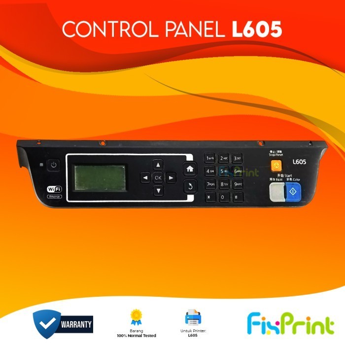 TOMBOL Control Panel Assembly Epson L 605 Power Switch Button On Off ...
