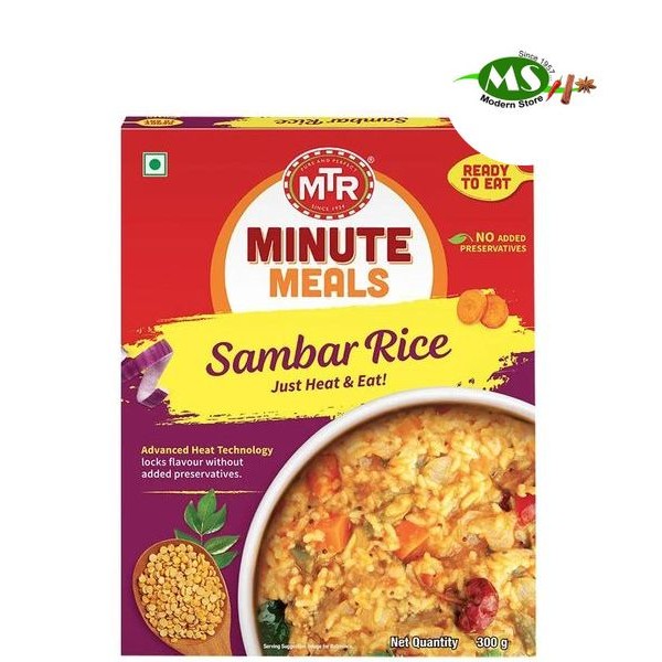 MTR Ready To Eat Sambar Rice Ready to Eat 300g | Shopee Malaysia