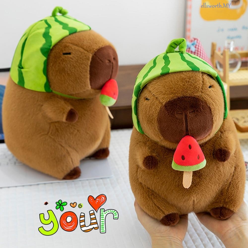 ELLSWORTH Capybara Plush Doll, Fluffy Soft Capybara Plush Toy, Animals ...