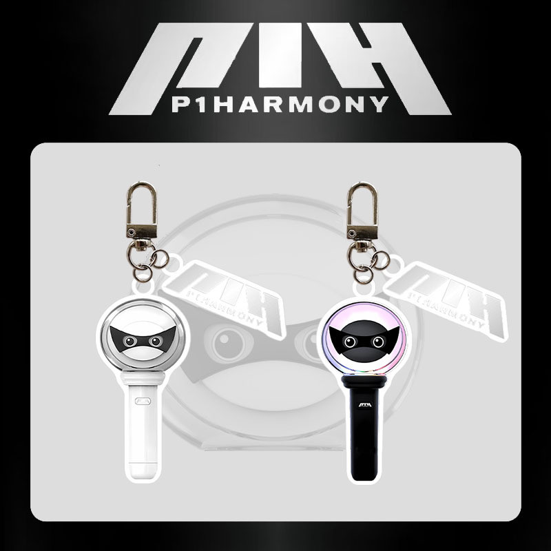 Kpop P1Harmony 2nd Generation Support Light Acrylic Keychain Cute ...