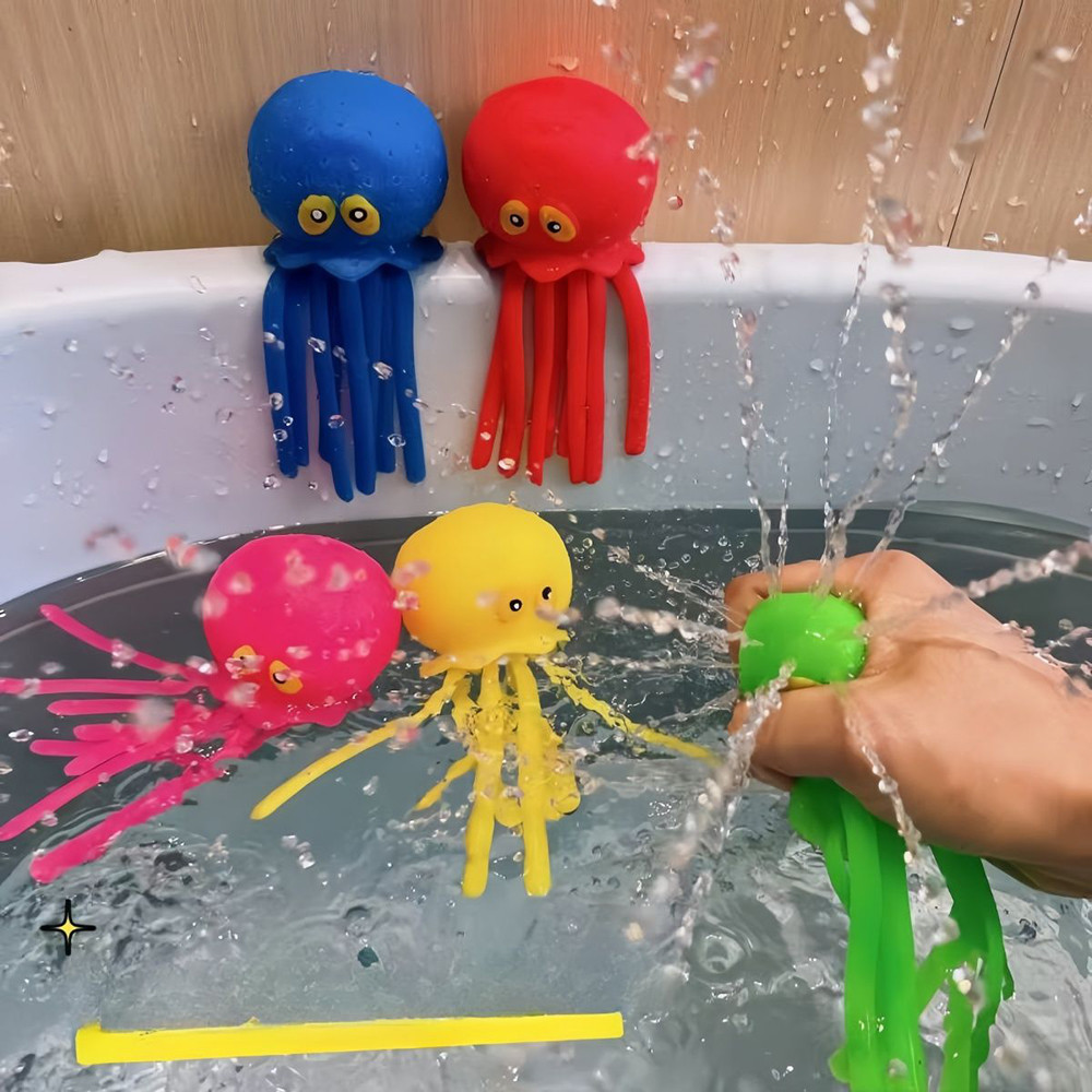 Octopus Water Ball Pinch Joy Children's Toys Beach Swimming Pool Stress ...