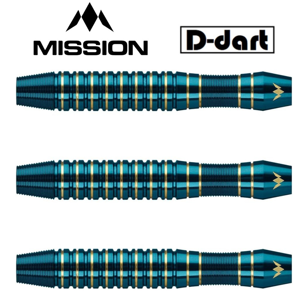MISSION SOFT TIP DART - 20G SOLACE M1 DEEP CYAN Electro Brass Soft ...