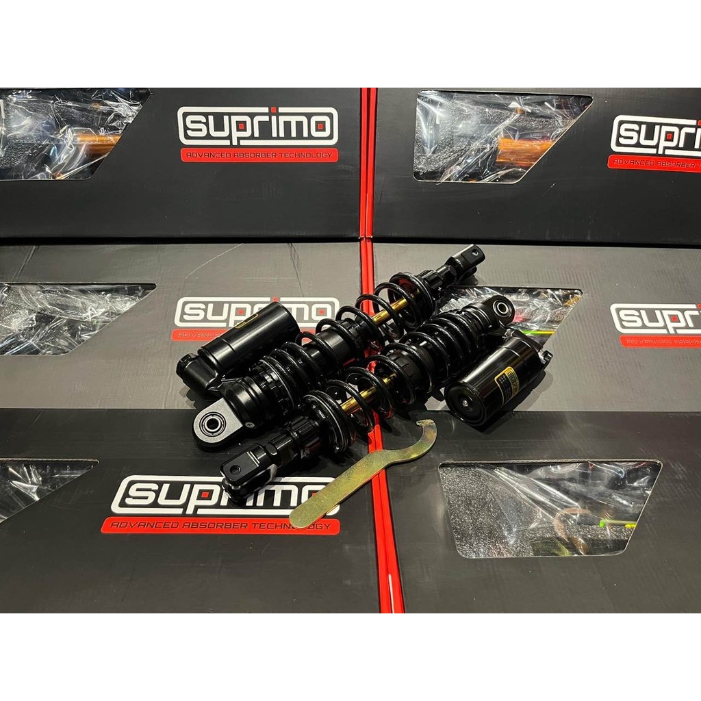 SUPRIMO YAMAHA XMAX 250 DUAL ADJUSTABLE GAS ABSORBER 345MM (SAME SPEC ...