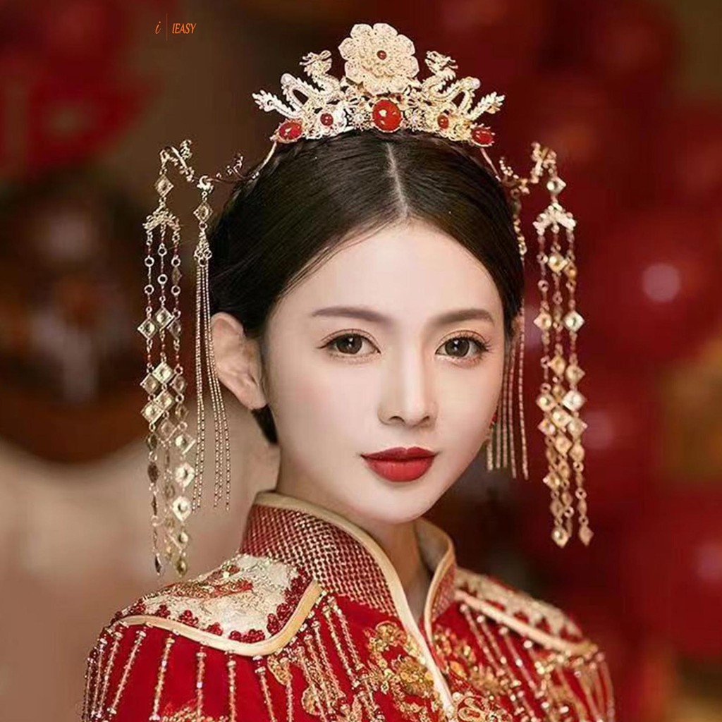 Han Chinese Clothing Hair Crown Unisex Hair Accessory Vintage Metal ...