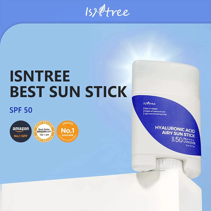Isntree Hyaluronic Acid Airy Sun Stick SPF50+ PA++++ 22g | Shopee Malaysia
