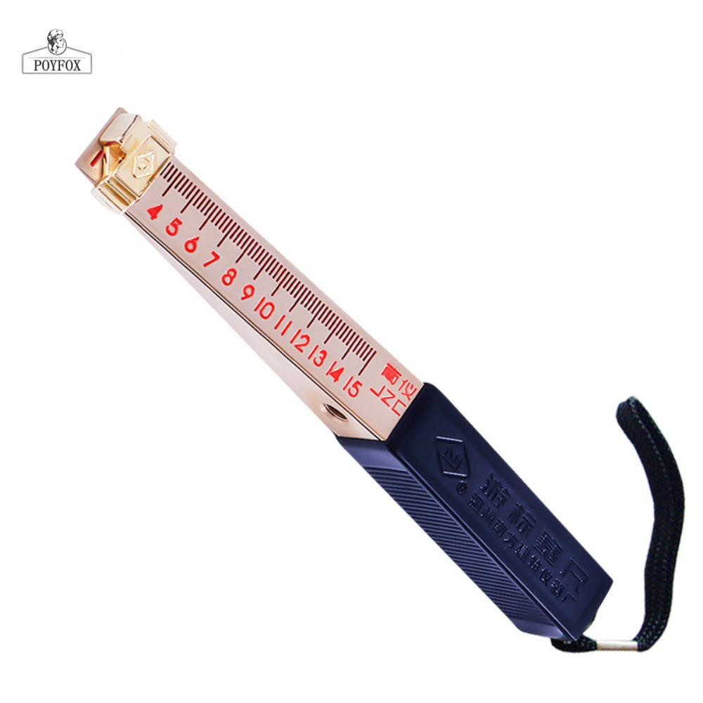 POYFOX Flatness Measuring Tool, Precision Copper Wedge-Shaped Vernier ...