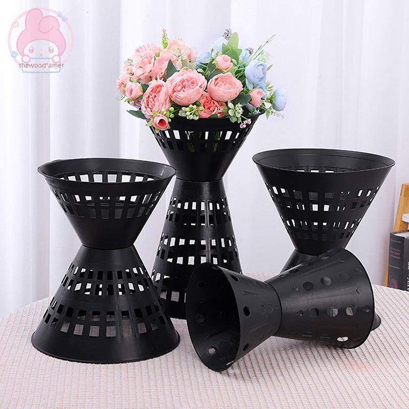 thewoodfamer 1 Pcs Plastic Flower Packaging Liner Plant Stand Stands ...