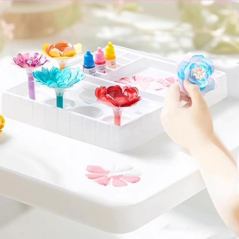 STEAM Art and Science DIY Flower Coloring Kit Paper Flower Science Kit ...