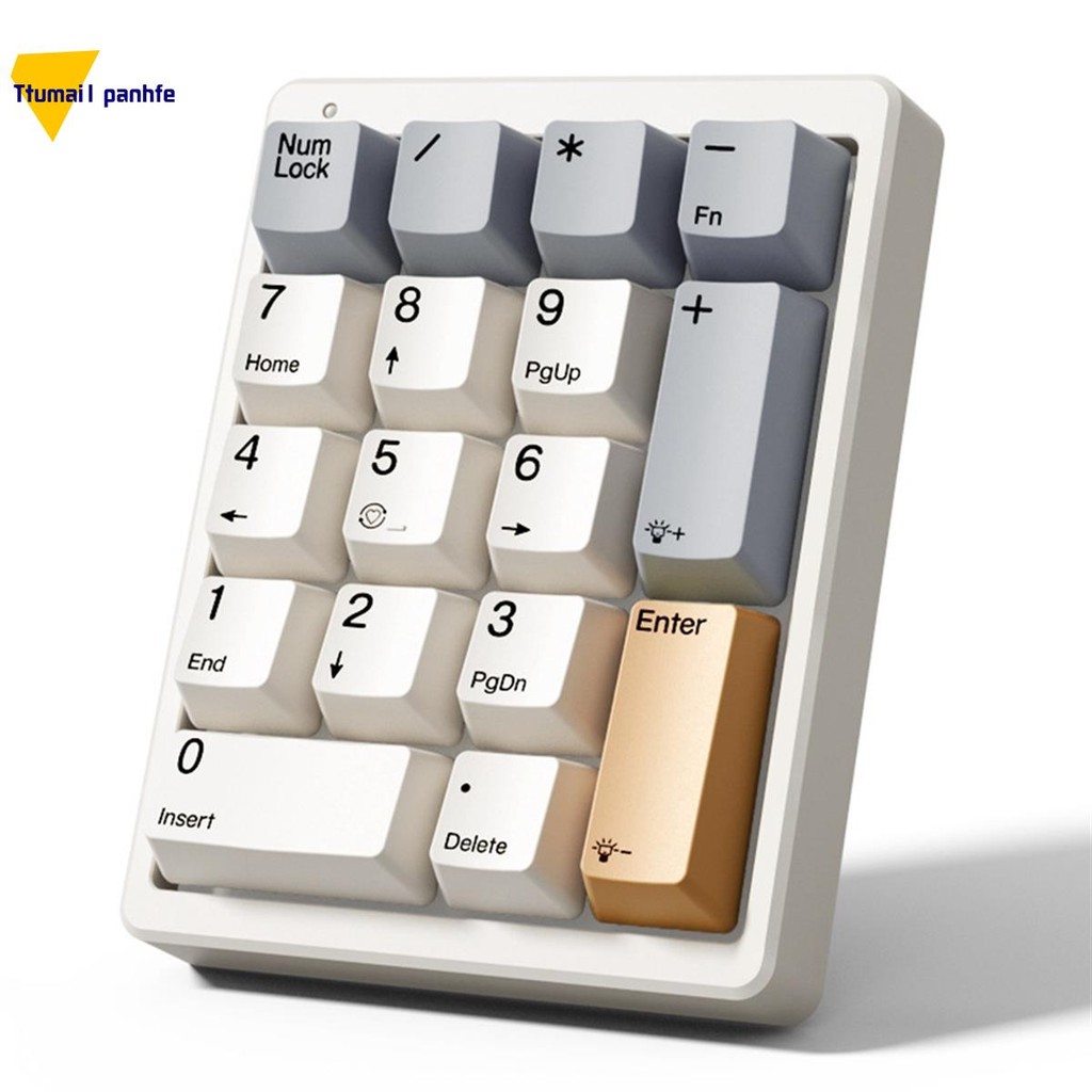 17 Keys Type C Wired Number Pad Mechanical Numeric Keypad Numpad Gaming ...