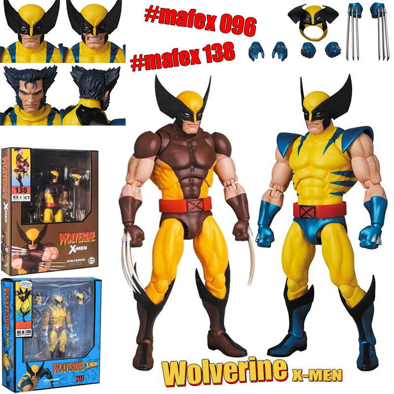 X-Men Wolverine Action Figure Revoltech Wolverine Mafex 096 138 Change ...