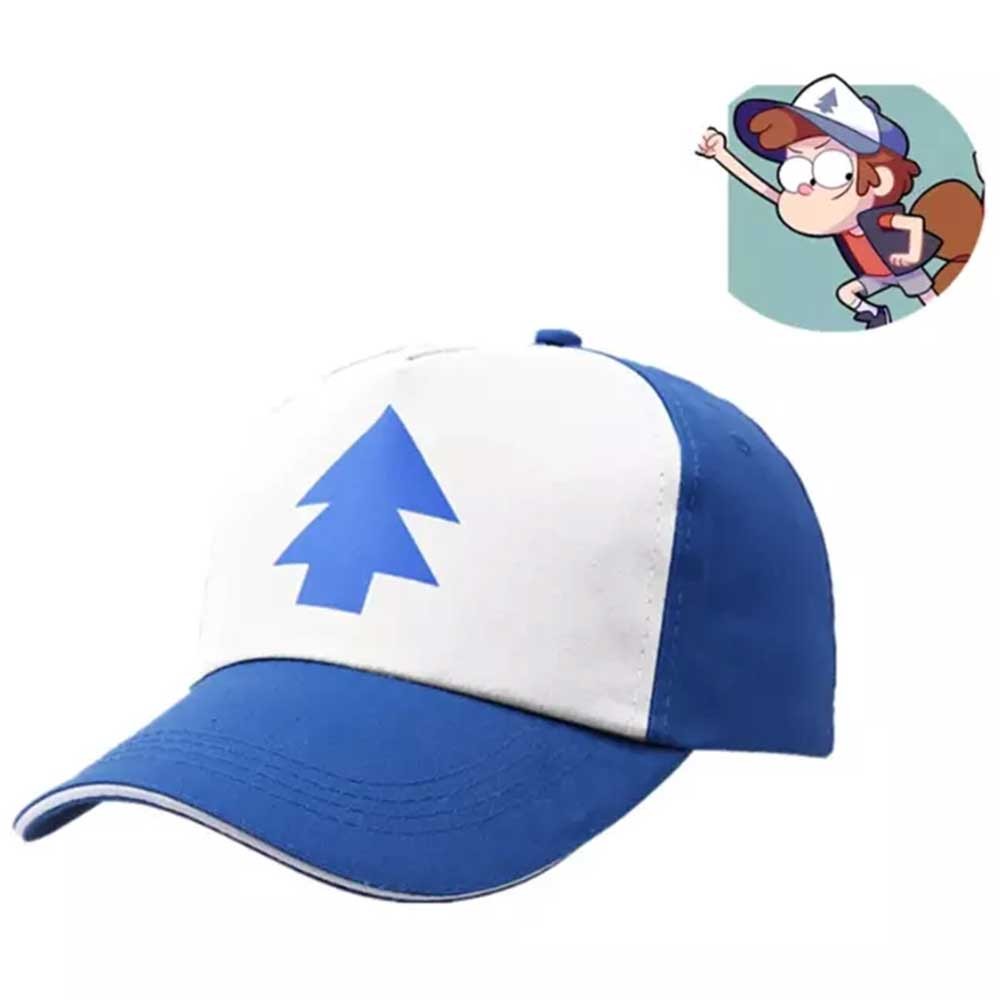 Curved Bill BLUE PINE TREE Dipper Gravity Falls Cartoon Hat Baseball ...