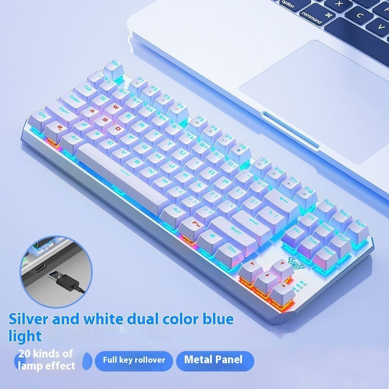 Aula F3087 Mechanical Keyboard Wired 87 Key Esports Game Desktop ...