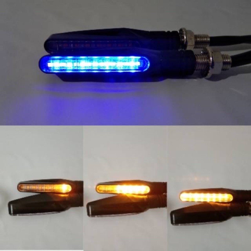 Universal waterproof Running Stick LED Turn Signal Lights for All ...