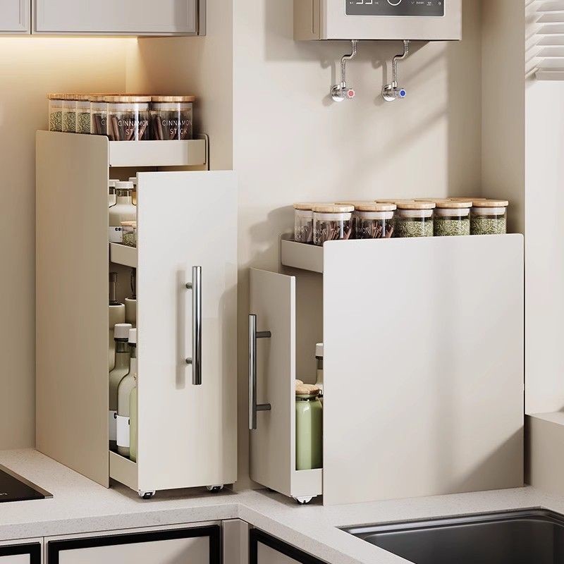 Kitchen Shelf Multifunctional Side Pull-out Drawer Cabinet Ultra-Narrow ...