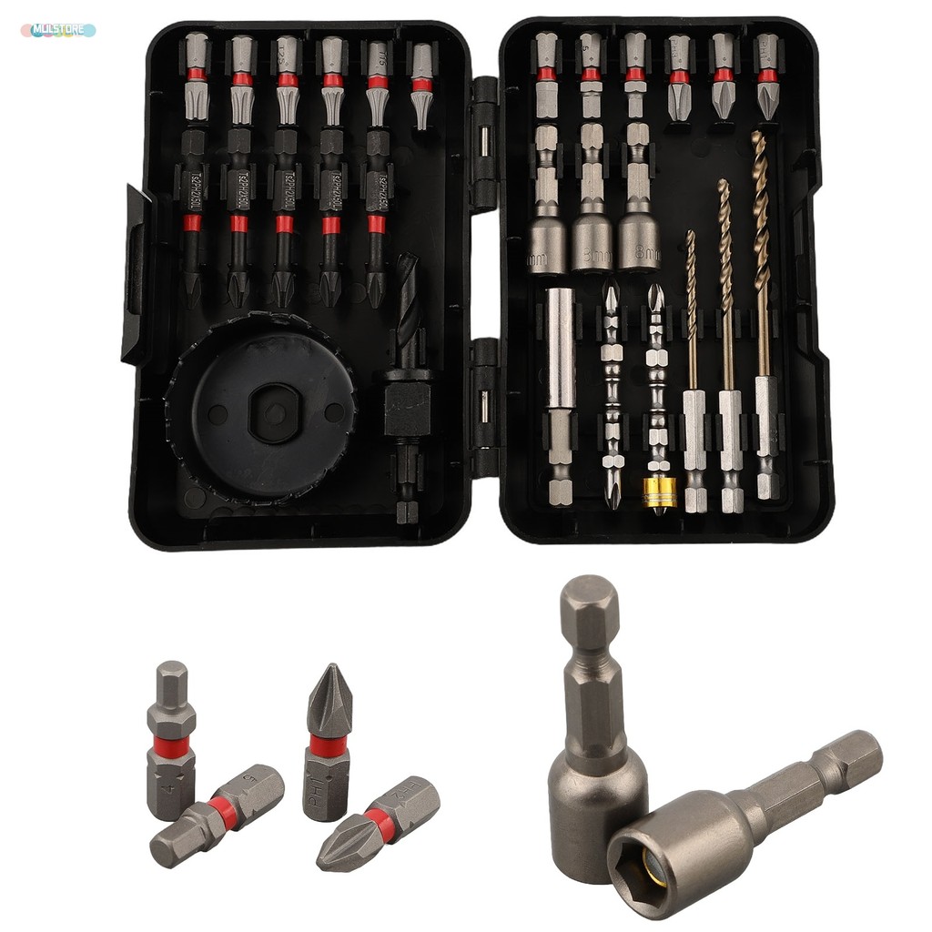 [Mulstore] Screwdriver Bit Set Electric Drill Bits for Torx hex socket ...
