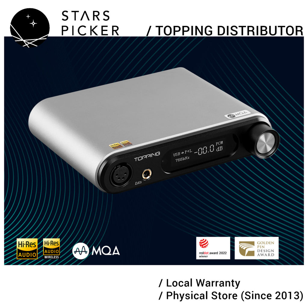 [PM best price] Topping DX5 - Hi-Res Desktop DAC & Headphone Amplifier ...