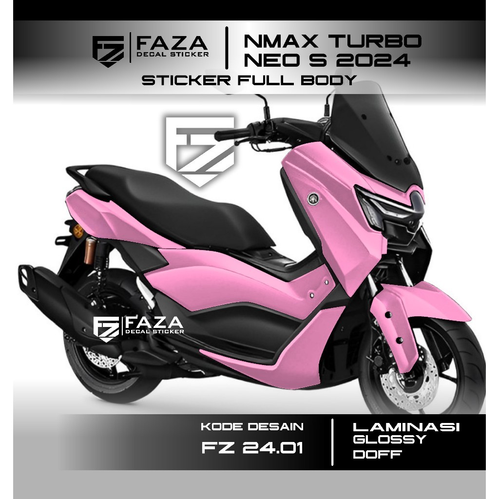 Decal STICKER NMAX TURBO 2024 LATEST FULL BODY PLAIN - STICKER ...