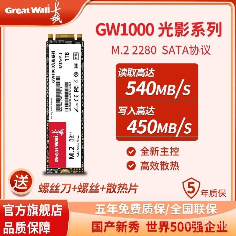 Great Wall GW1000 M.2 Interface Solid State Drive 1TB SATA Protocol ...