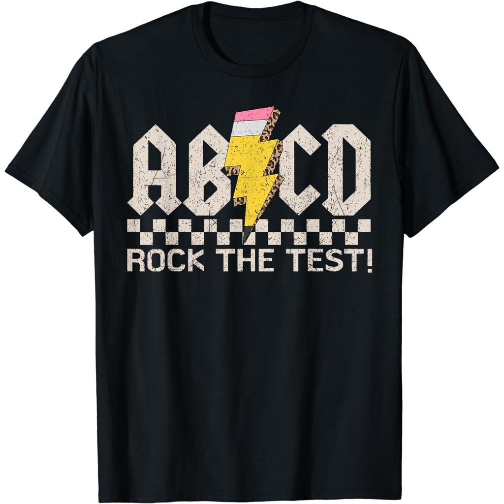 Teacher Testing Retro Abcd Test Day Funny School T-Shirt | Shopee Malaysia