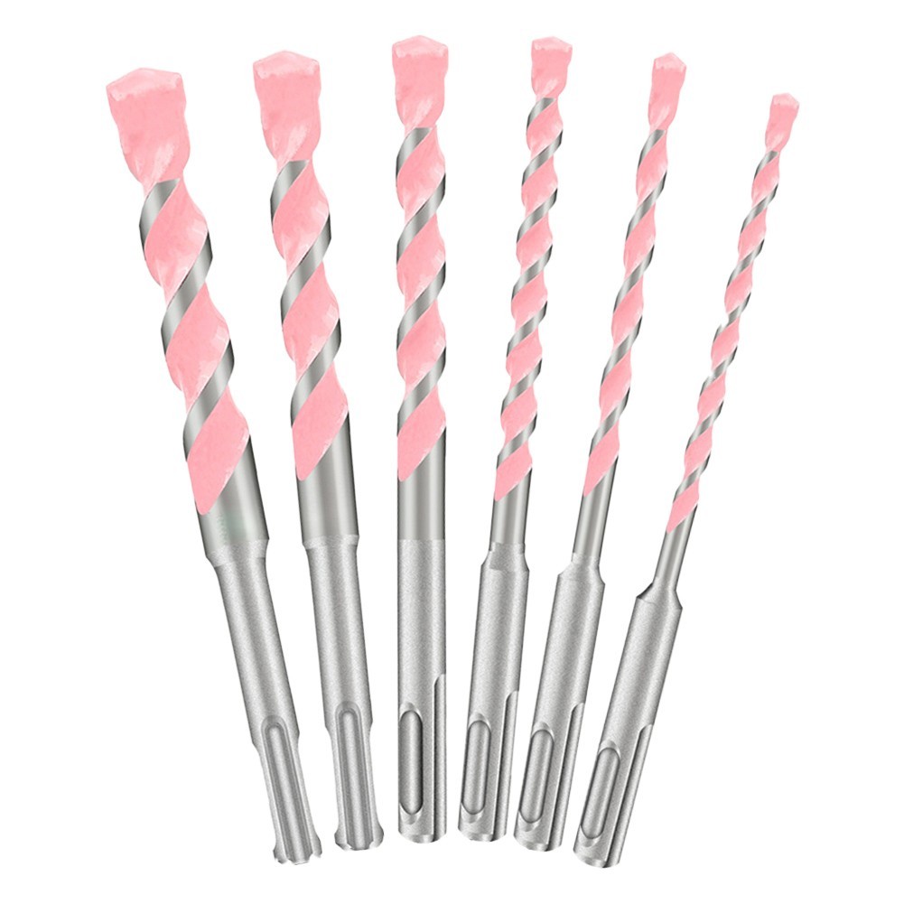 [LUMY]2PCS 150mm Long Masonry Concrete Drill Bit Hammer Carbide Tip SDS ...