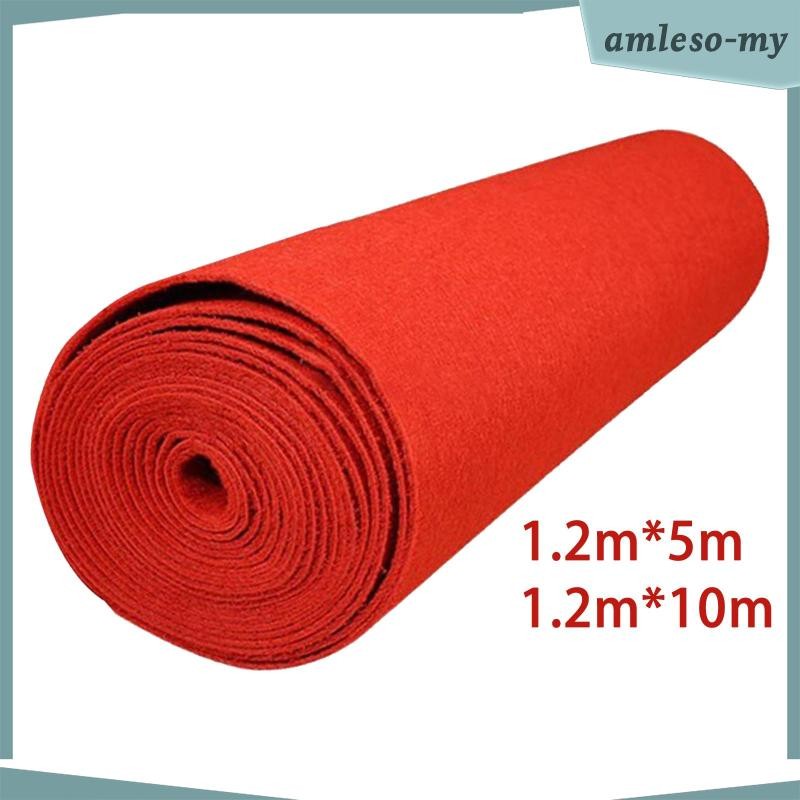 [AmlesoMY] Red Carpet 1.2M Wide Portable Walkway Red Carpet Wedding Rug ...