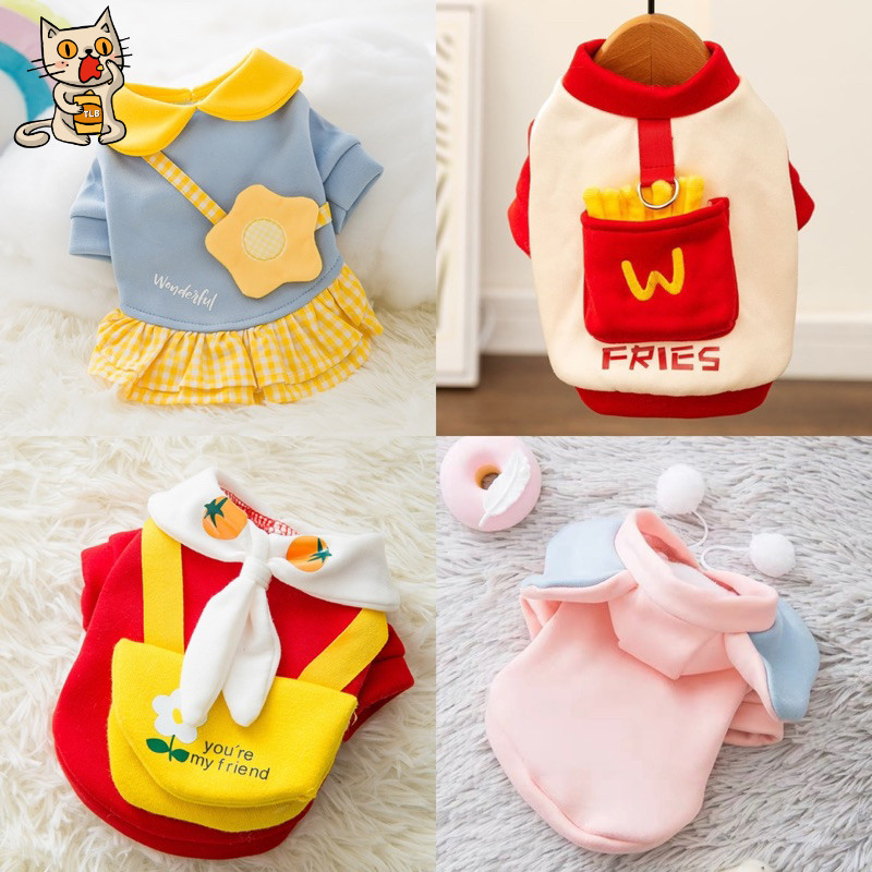 Pet Clothes Cat Shirt Dog Shirt Cute Design Chinese New Year Baju ...