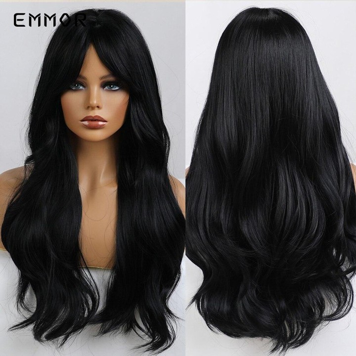 RAMBUT PALSU WANITA HAIR WIG FAKE HAIR LONG WAVY HAIR JH3 PARTY WIG ...