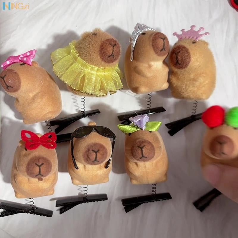 MY 1PC Kawaii Capybara Hair DIY Accessories Cute Cartoon Capybara ...